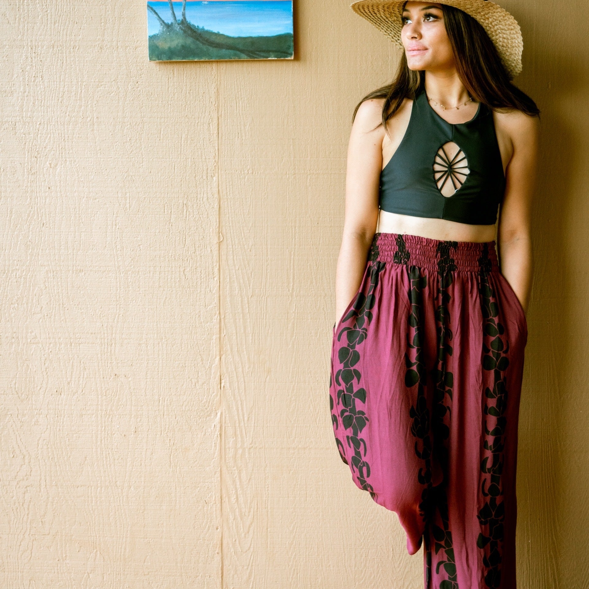2249 Aloha Wear Pants ONE SIZE Haleiwa | ALL THINGS MOLOKAI